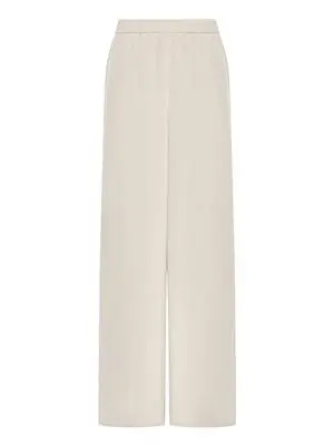 Max Mara MAX MARA Soft Trousers In Heavy Silk Cream