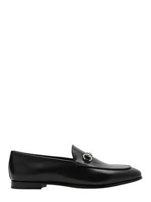 Gucci Leather Jordaan Loafer - Black