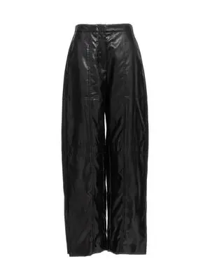 JIL SANDER Coated Pants - Black
