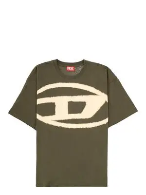 DIESEL® T-shirt T-boxt-bleach - Green