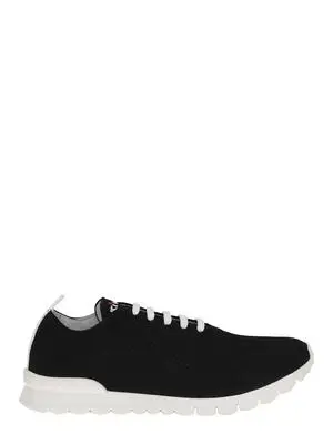 Kiton Kiton Stretch Knit Fabric Sneakers Black