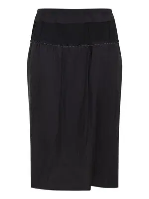 MAISON MARGIELA Acetate Midi Skirt - Black