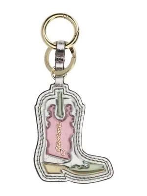 GANNI Western Boot Keyring - Silver