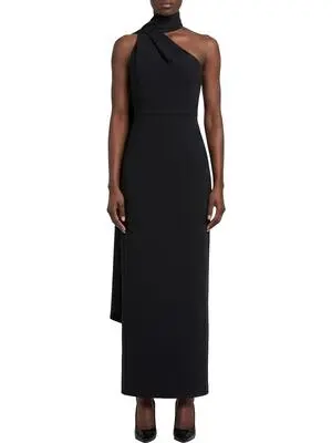 Solace London One-shoulder Dress - Black