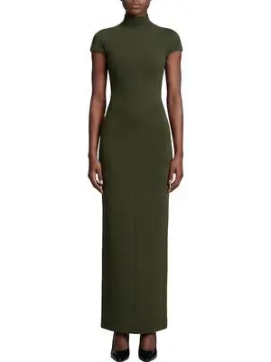Solace London Wool Midi Dress - Green