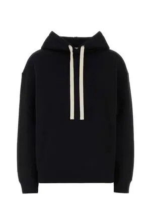 JIL SANDER Cotton Sweatshirt - Black