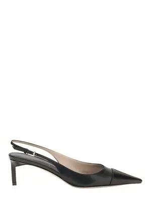 TOM FORD Leather Slingback Pumps - Ink
