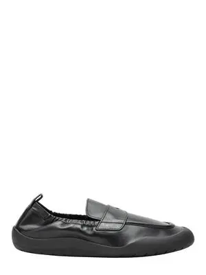 Prada Leather Speedrock Loafers - Black