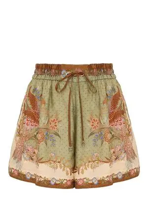 Zimmermann Silk Shorts - Multicolor