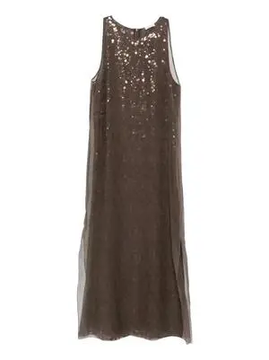 Brunello Cucinelli Silk Dress - Multicolor