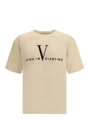 Valentino Garavani T-shirt With A “made In ” Print - Multicolor