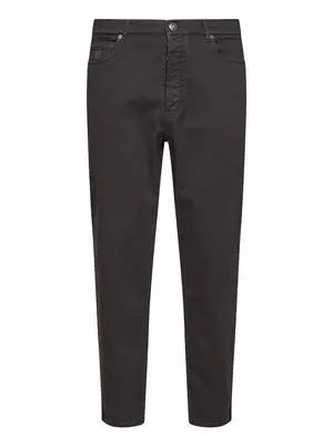 Brunello Cucinelli Garment-dyed Lightweight Comfort Denim Iconic Fit Jeans - Multicolor