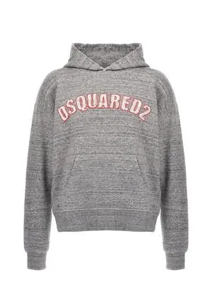 Dsquared2 Cotton Hoodie - Gray