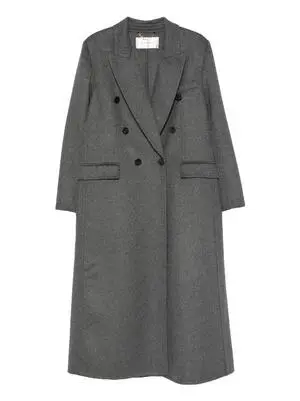 Victoria Beckham Double-breasted Wool Coat - Gray