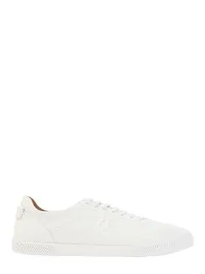 Giorgio Armani Leather Sneakers - White
