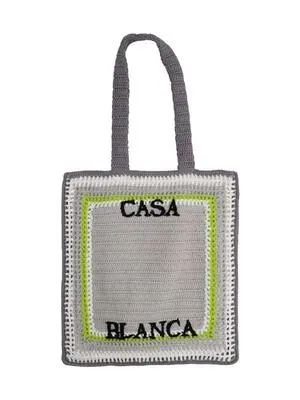 Casablanca Logo Tote Bag - Gray