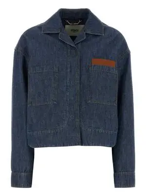 Fendi Cotton Denim Shirt - Blue