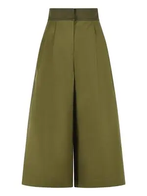 Zimmermann Cotton Culotte Pants - Green