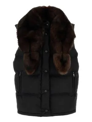 Prada Re-nylon Padded Jacket - Black