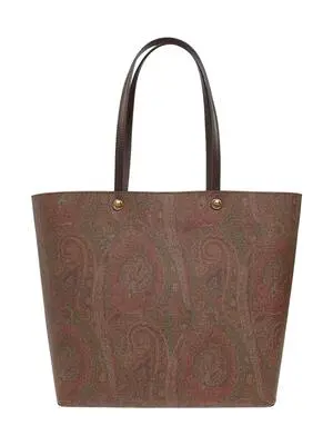 Etro Paisley Print Tote Bag - Brown