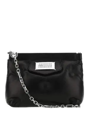 MAISON MARGIELA Nappa Leather Glam Slam Red Carpet Clutch - Black