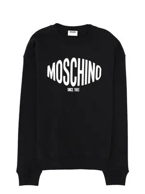 Moschino Sweatshirt With Logo - Black