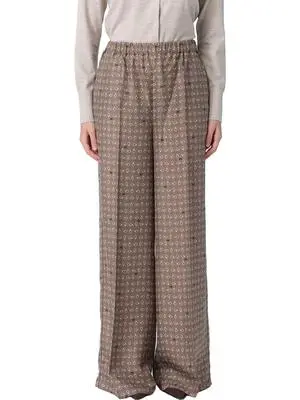 Max Mara Printed Silk Palazzo Trousers - Multicolor