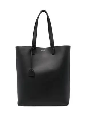 Saint Laurent Calf Leather Tote Bag - Black