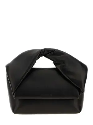 JW Anderson Leather Mini Twister Handbag - Black