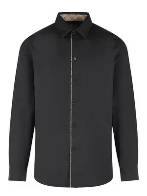 Burberry Sam' Cotton Shirt - Black