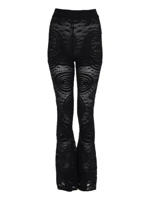 Etro ETRO Patterned Viscose Blend Trousers Multicolor
