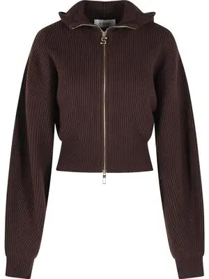 Sportmax Balco' Wool And Cashmere Cardigan - Brown
