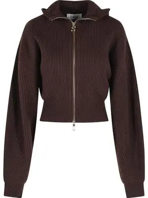 Sportmax Balco Wool And Cashmere Cardigan - Brown
