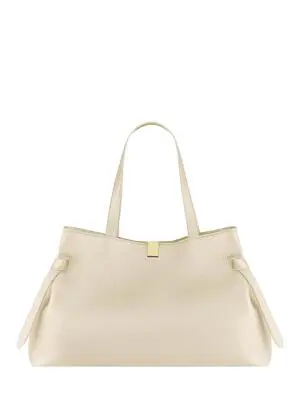 Yuzefi YUZEFI Gyoza Leather Tote Brown