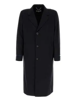 MAISON MARGIELA Wool Coat - Blue