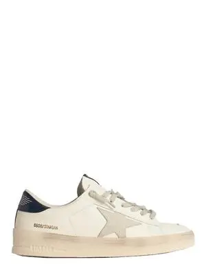 GOLDEN GOOSE Leather Stardan Sneakers - White