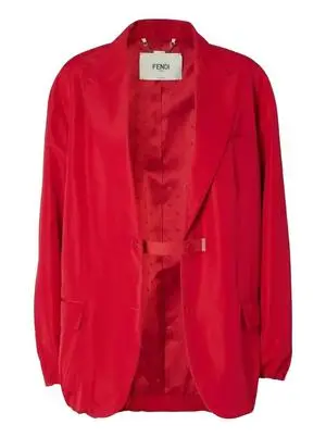 Fendi FENDI Calf Leather Jacket Multicolor