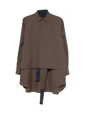 Sacai Layered Design Dress - Multicolor