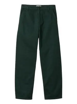 Miu Miu Gabardine Wide Leg Trousers - Green