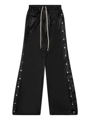 Rick Owens Rick Owens Drkshdw Black Trousers - Wide-Leg Trousers Men Black