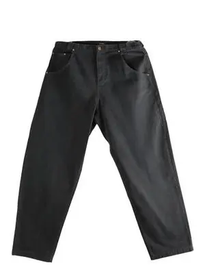 WILLY CHAVARRIA Denim Wide-leg Jeans - Black