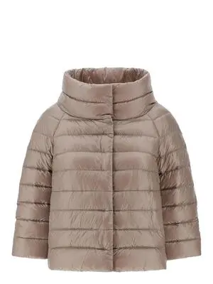 Herno Sofia Mini Hood With Ultralight Nylon Sleeves - Multicolor