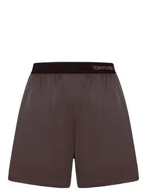 TOM FORD Silk Satin Shorts - Multicolor