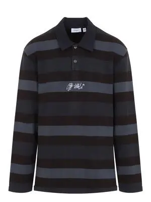 Off-White Stroke Relax L/s Polo - Multicolor