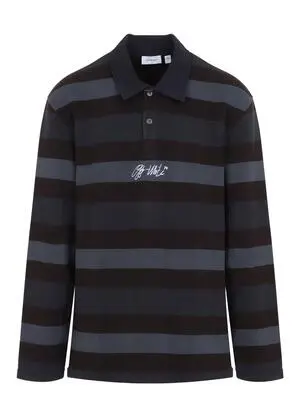 Off-White Stroke Relax L/s Polo - Multicolor