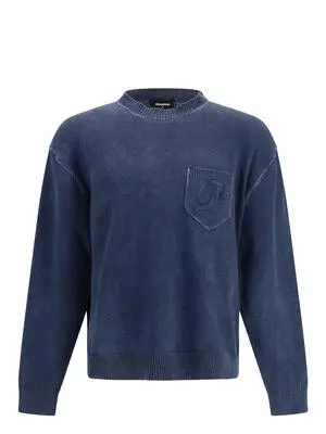 Dsquared2 Crew Neck Sweater - Blue