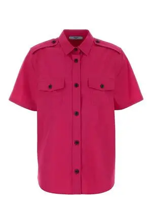 Prada PRADA Cotton Poplin Shirt Pink