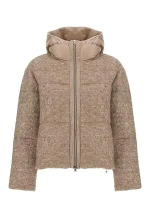 Herno Bouclé Short Down Jacket - Multicolor