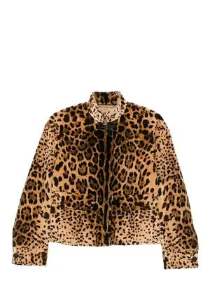 Max Mara Printed Cotton Blouson Jacket - Multicolor