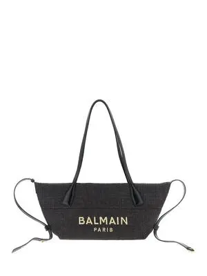 Balmain Shooping 'track-small Rafia - Black